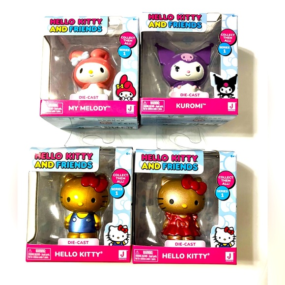 Jazwares | Toys | Hello Kitty And Friends Diecast Figures Series Set Of ...